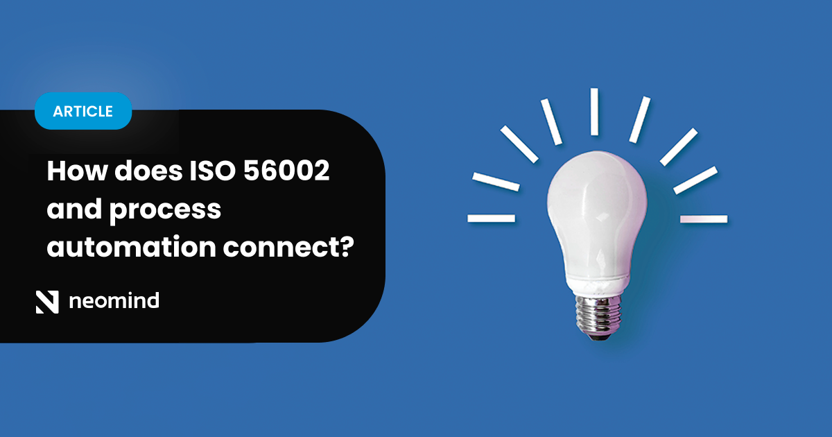 How does ISO 56002 and process automation connect?